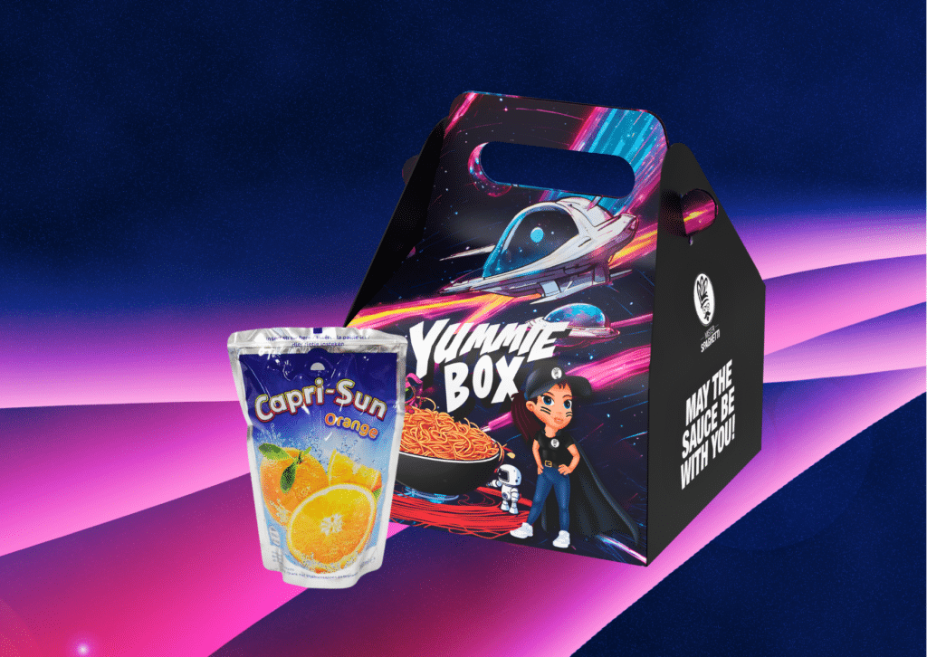 Yummy Box • Mister Spaghetti - A Restaurant For Badass Spaghettoholics.